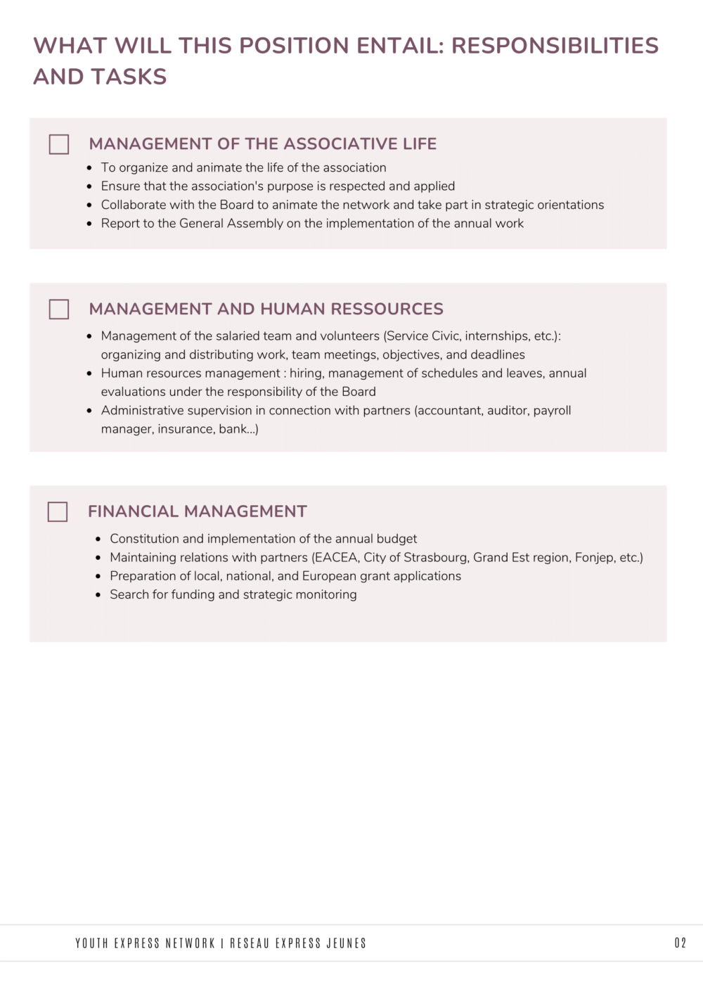 We are Hiring - Secretary General